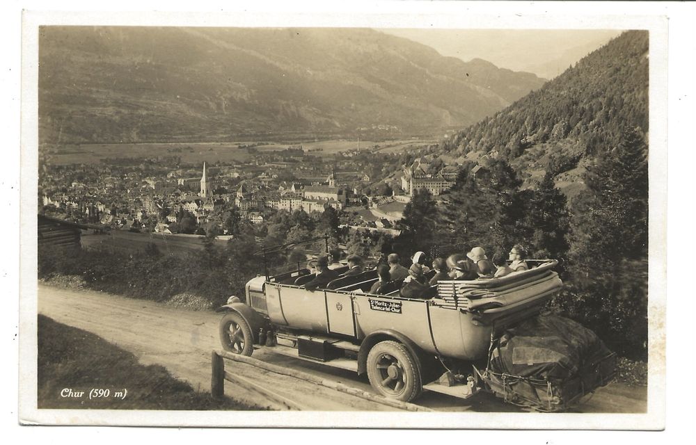 Chur (GR) offenes Saurer-Postauto Linie Julier - St. Moritz | Kaufen auf Ricardo