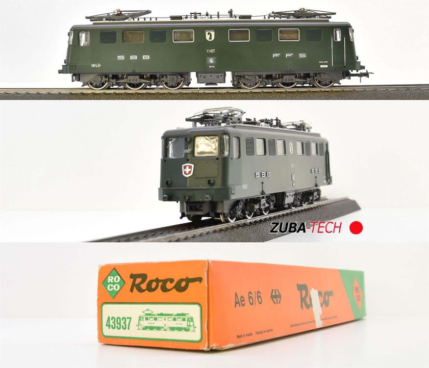 Roco 43937 E-Lok Ae 6/6 SBB H0 WS Analog | Kaufen auf Ricardo