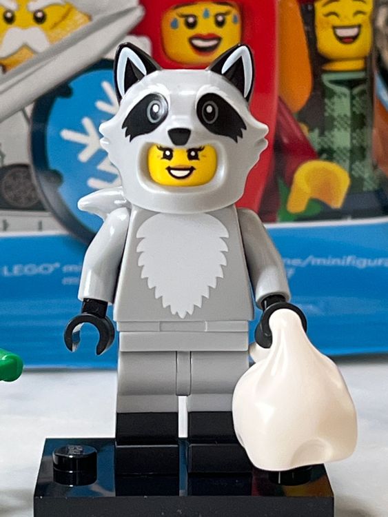 Lego Raccoon Costume Fan, Series 22 Figur Neu (Neu (gemäss Beschreibung ...