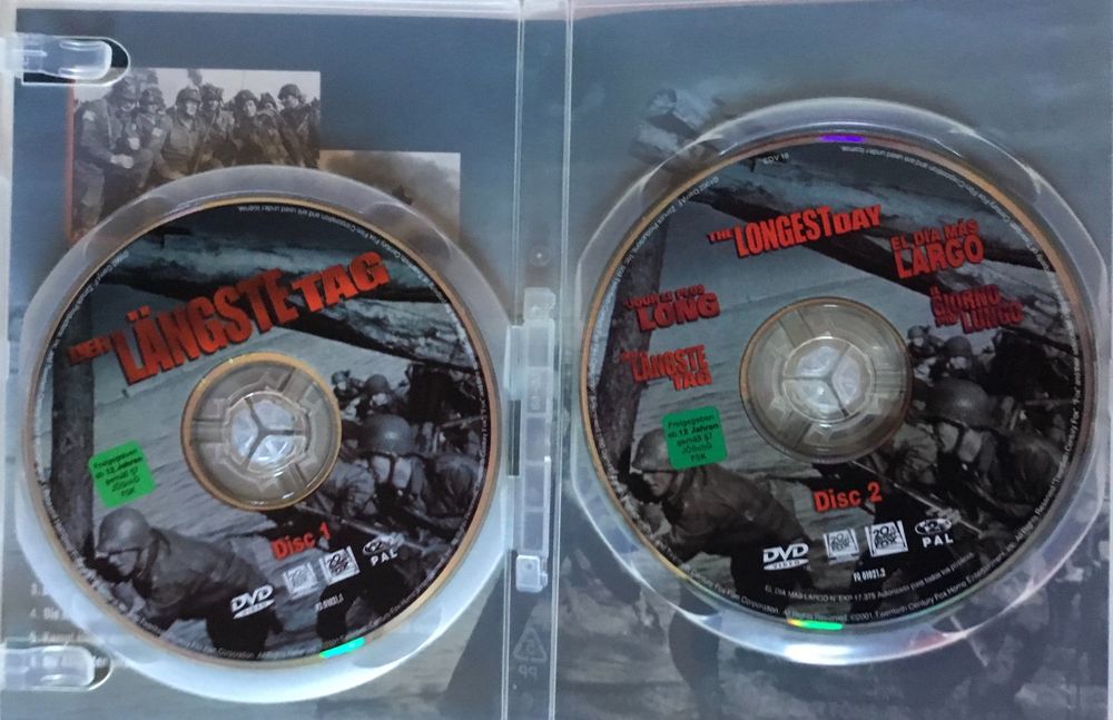 Der längste Tag (1962) s/w, 2 DVD Special Edition - WW2 Kult (Gebraucht) in Zürich für CHF 12.9 ...