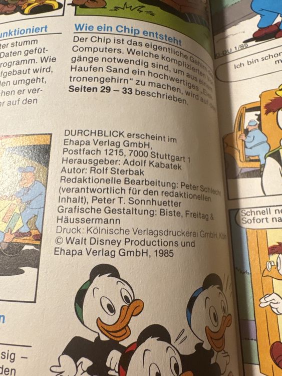 DURCHBLICK Band 1 - Daniel Düsentrieb erklärt: Computer (Gebraucht) in Zürich für CHF 5 – mit ...