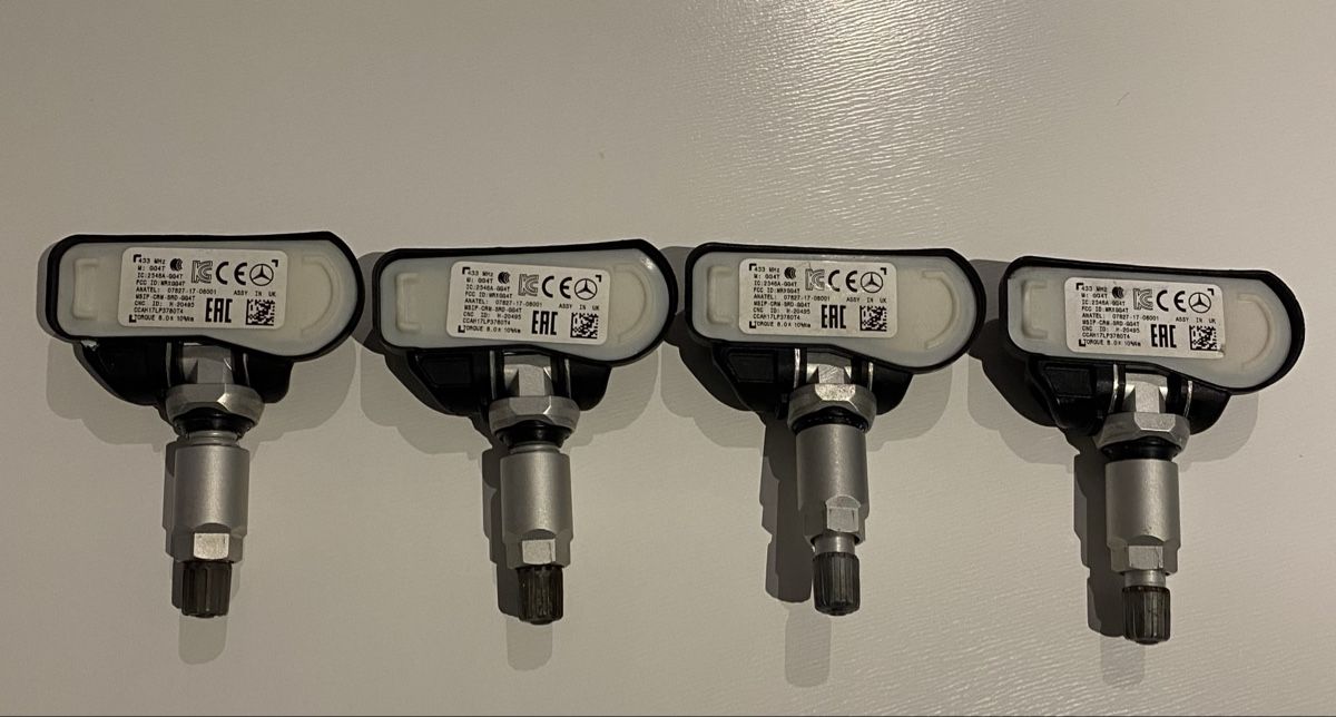 Lot de 4 capteurs TPMS Mercedes-Benz 433 MHz (Neuf (Voir description ...