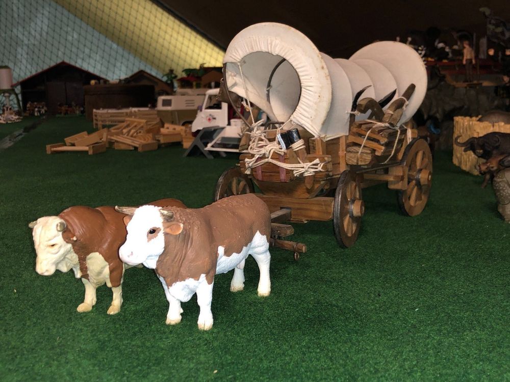 Planwagen mit 2 Schleich Tieren | Kaufen auf Ricardo