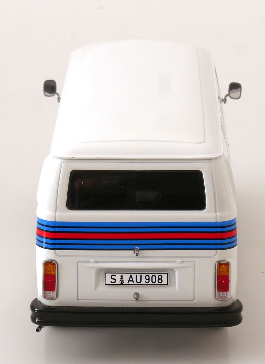 VW BUS T2B PORSCHE MARTINI RACING 1972 WEISS 1:18 KK-SCALE (Neu und ...