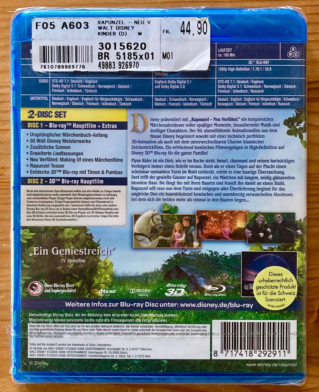 Rapunzel 3-D – Neu verföhnt (NEU & sealed) (Neu und originalverpackt ...