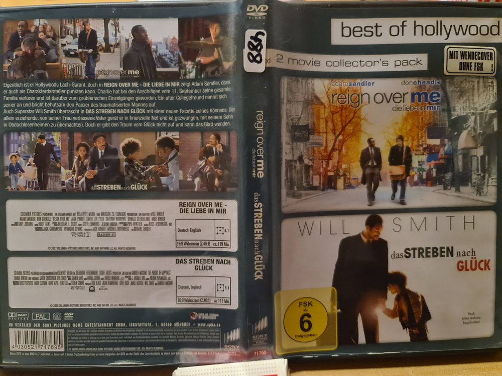 DVD Best of Hollywood: Das Streben nach Glück,Reign Over Me (Gebraucht ...