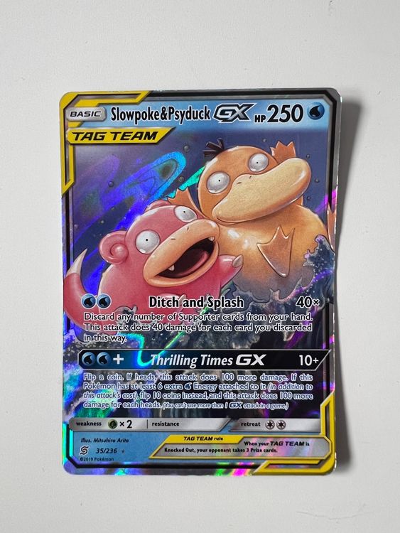 Pokémon - TAG TEAM Slowpoke & Psyduck GX | Kaufen auf Ricardo