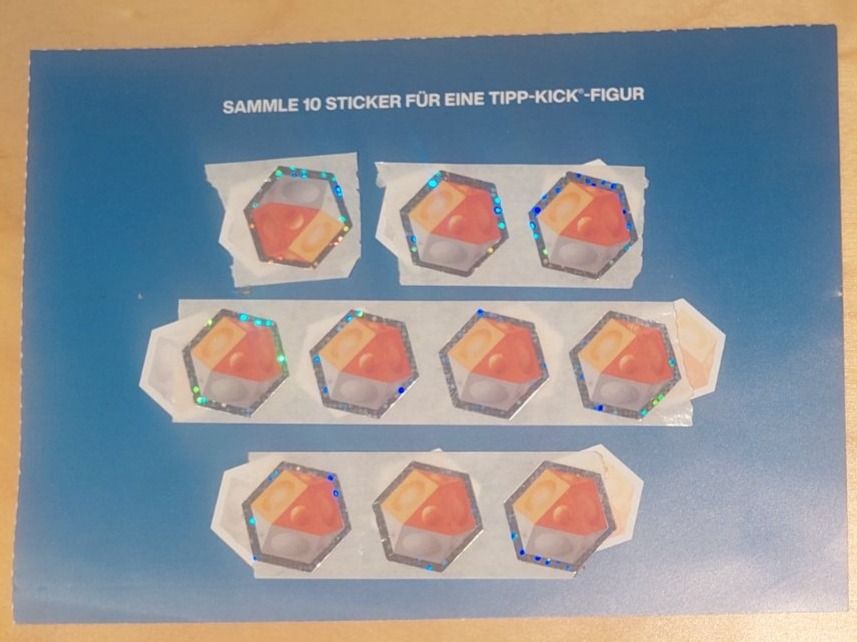 10 Sticker für Tipp-Kick Mania Migros (Neu (gemäss Beschreibung)) in ...