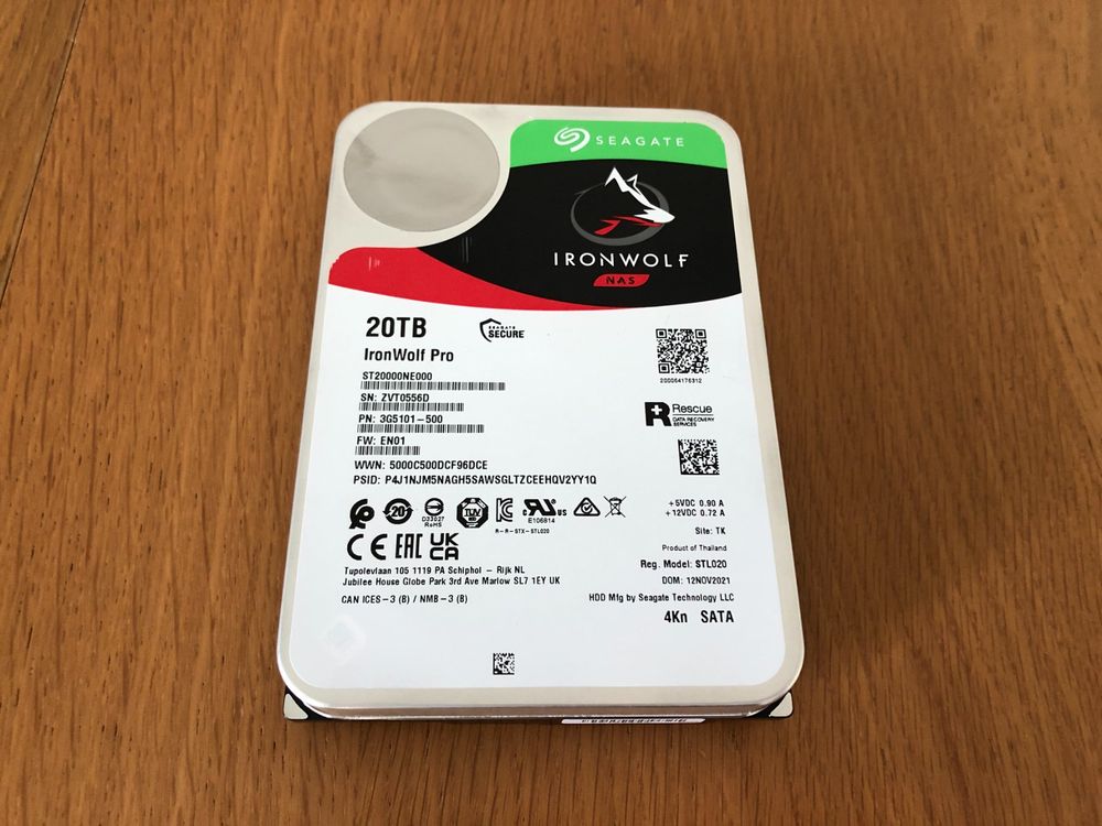 SEAGATE IronWolf Pro NAS HDD, 20TB, via CrystalDisk geprüft | Kaufen ...