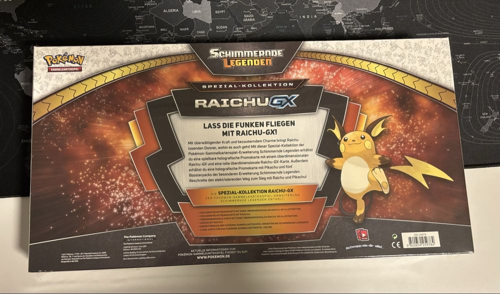 POKEMON SCHIMMERNDE LEGENDEN RAICHU GX SPEZIAL BOX - DE (Neu und ...