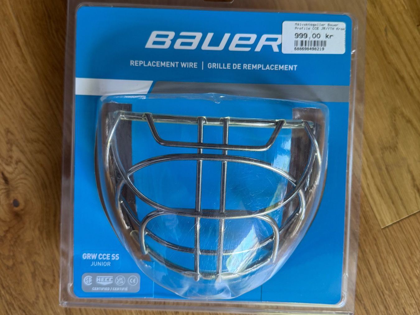 Bauer Goalie Gitter Cat Eye zertifizert für Junioren - neu (Neuf (Voir ...