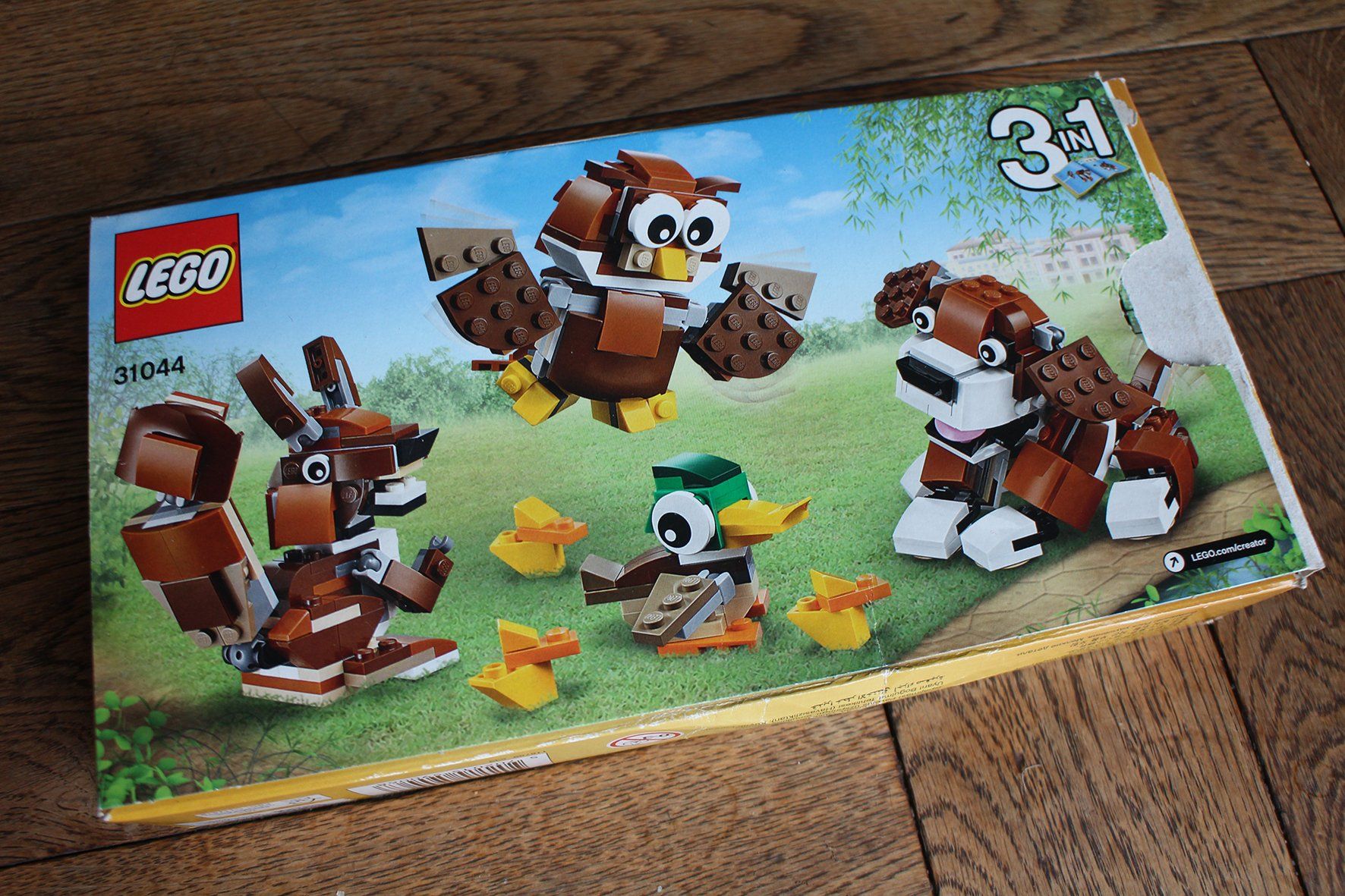 LEGO Creator 3 in 1, 31044 Hündchen, Ente Eichhörnchen Eule (Gebraucht ...