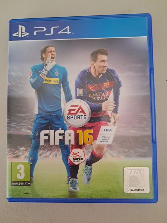 FIFA 16 PS4 - Fussballspiel für deine Playstation 4! (Gebraucht) in Wallisellen für CHF 1 – mit ...