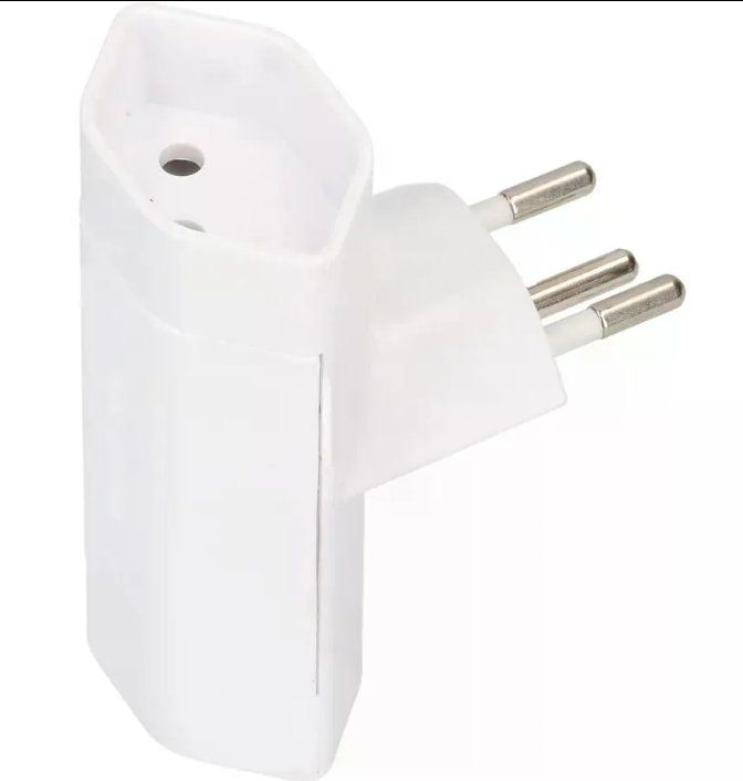 Abzweigstecker 2x T13 T-Form, weiss (Neu (gemäss Beschreibung)) in ...