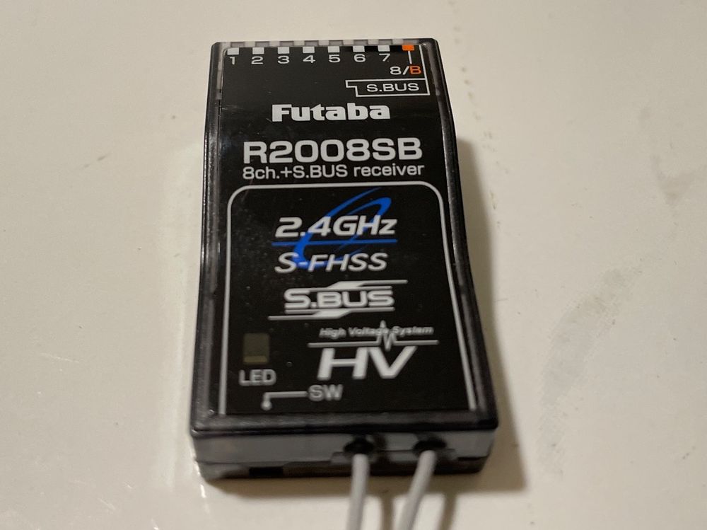 Futaba R2008SB RC Empfänger 8ch + S.BUS (Gebraucht) in Wasen im Emmental für CHF 30 – mit ...