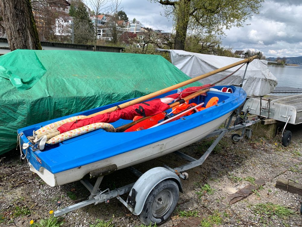 Stüssi B350 Jollenanhänger mit gratis Segeljolle (Gebraucht) in Laax GR für CHF 630 – nur ...