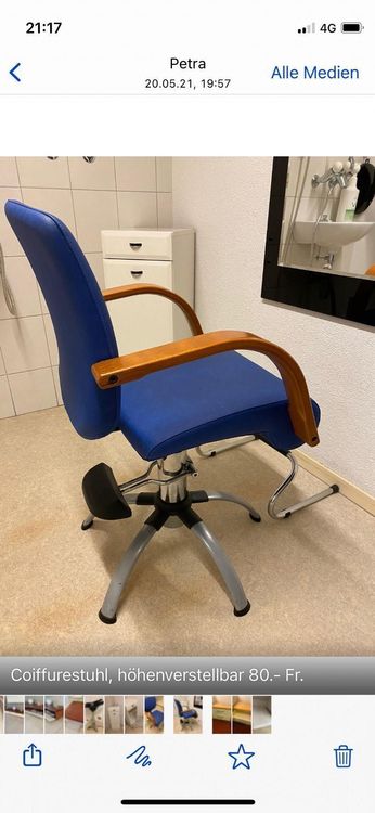 Coiffeurstuhl höhenverstellbar | Kaufen auf Ricardo