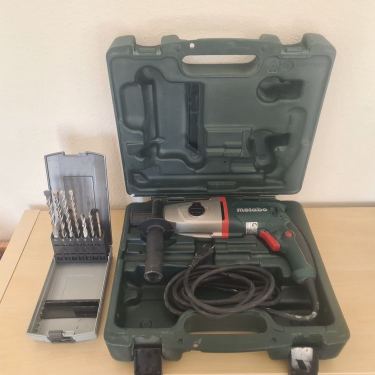 Schlagbohrmaschine Metabo mit Bohrer Set (D'occasion) à Bern pour CHF ...