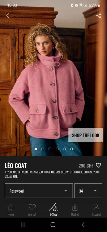 Leo coat Sezane- New collection (Neuf avec emballage d'origine) à LUTRY pour CHF 150 – avec ...