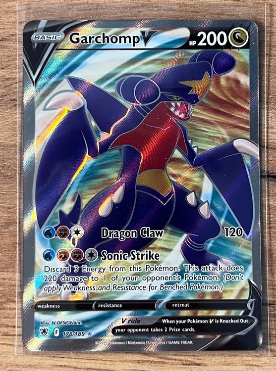 Garchomp V FULL ART 178/189 Pokemon Astral Radiance (Gebraucht) in ...