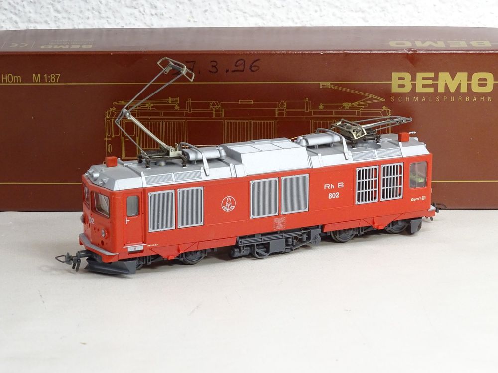 Bemo 1267 102 Gem4/4 RhB Rot 802, Analog, H0m, OVP (Gebraucht) in für ...