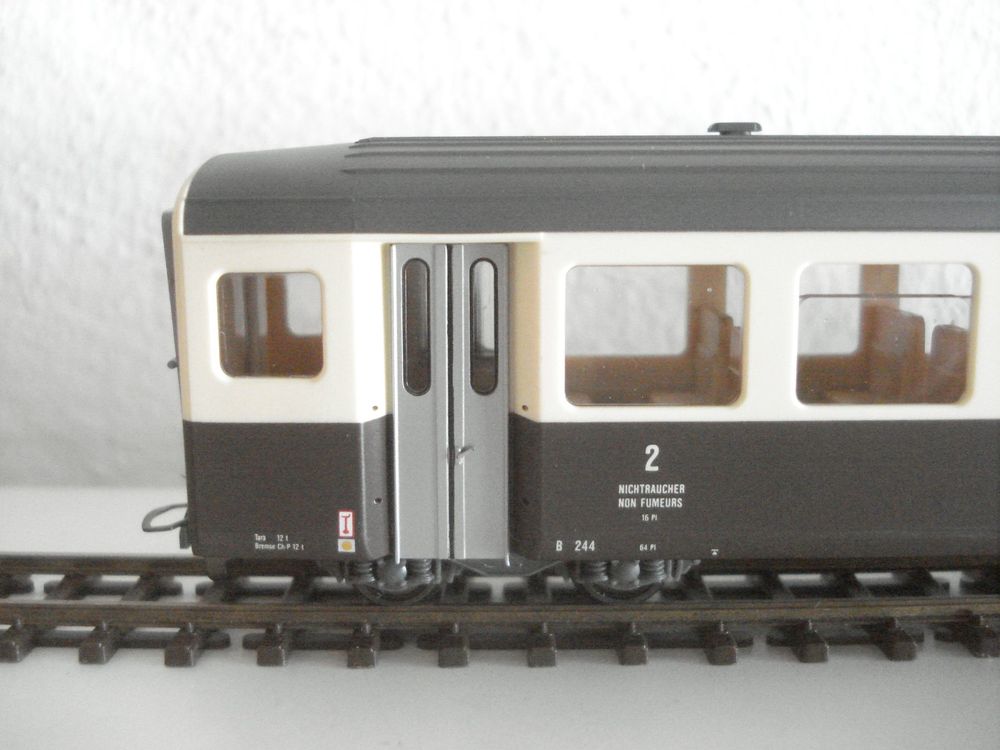 Bemo H0m: Personenwagen B 244 der BOB, OVP, wie neu (Gebraucht) in St.Gallen für CHF 131 – mit ...