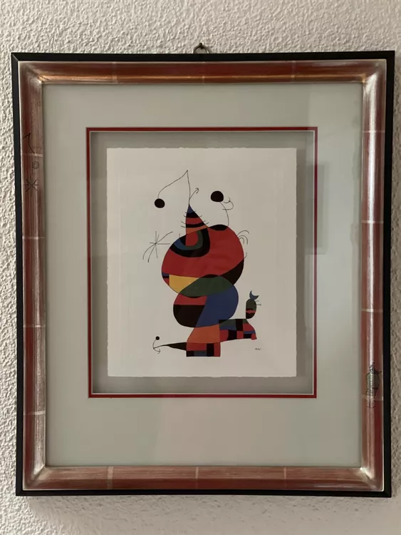 Juan Miro Kunstdruck (Hommage a Picasso) (Neu (gemäss Beschreibung)) in ...