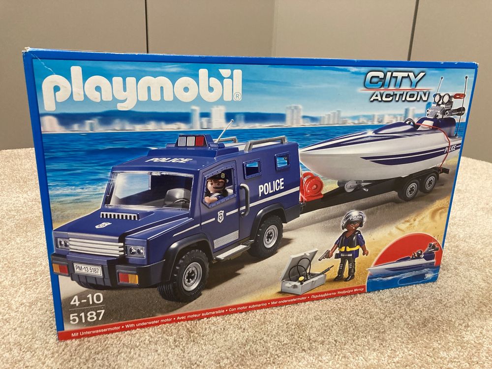 Playmobil City Action 5187 Polizei Truck (Gebraucht) in Richterswil für ...