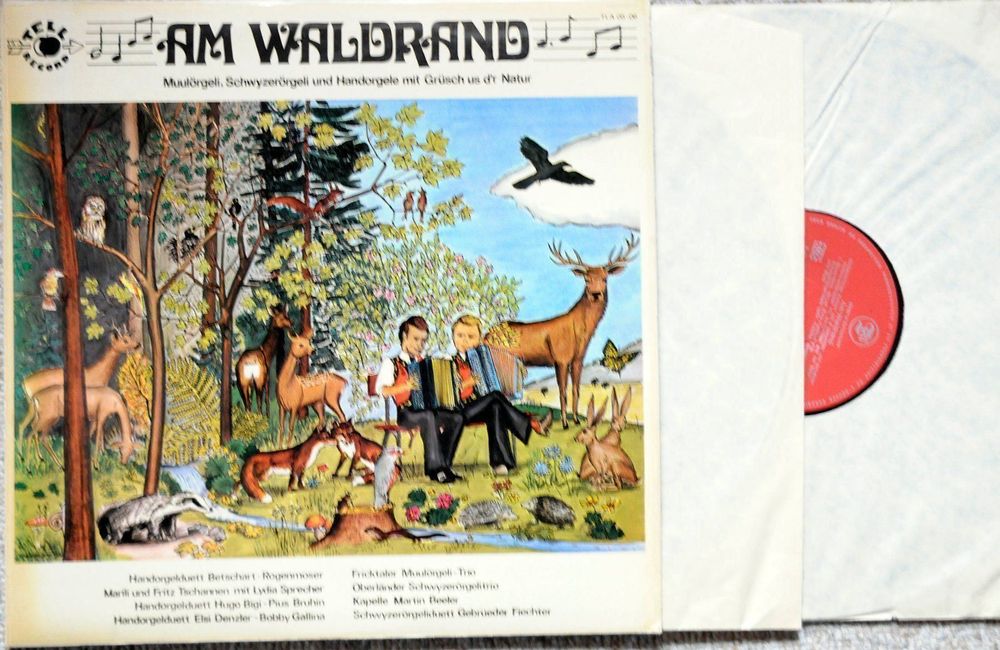 Am Waldrand Betschart-Rogenmoser / Hugo Bigi-Pius Bruh 2 LP (Gebraucht) in Unterseen für CHF 14. ...