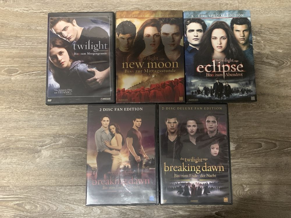 Twilight DVD Sammlung 5 Filme (Gebraucht) in Embd für CHF 12 – mit ...