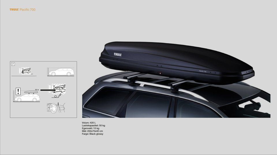 Thule Pacific 700 Dachbox 460 liter (Gebraucht) in Küsnacht ZH für CHF ...