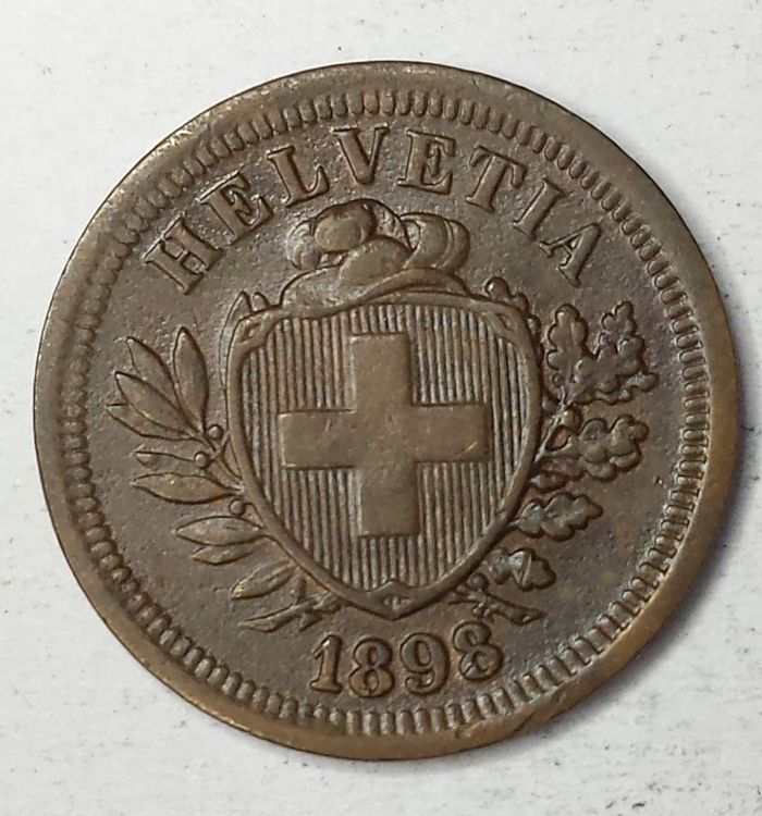 1 Rappen Münze 1898 | Kaufen auf Ricardo