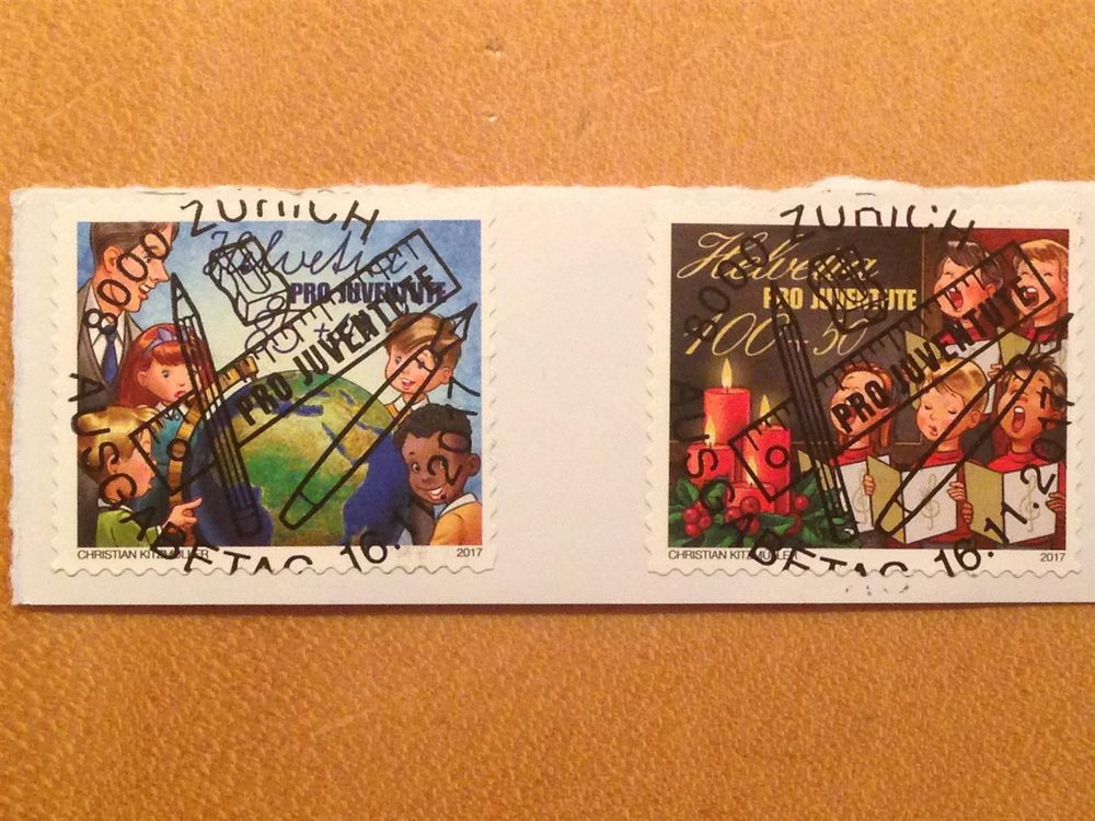 Einzelmarken mit Voll-ET aus Markenheft (Gebraucht) in Lufingen für CHF 3.15 – mit Lieferung auf ...