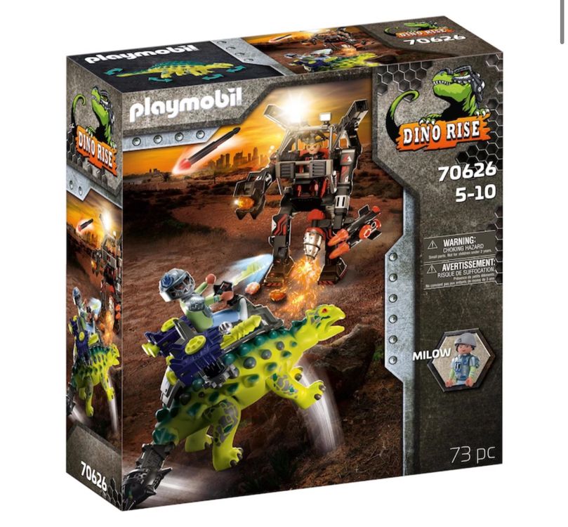 Playmobil Dino Rise 70626 Saichania: Abwehr des Kampfläufers (Neu und originalverpackt) in ...