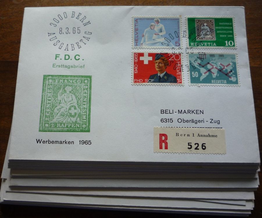 28 FDC 1965 - 1996 (Gebraucht) in Rieden SG für CHF 5 – mit Lieferung auf Ricardo kaufen