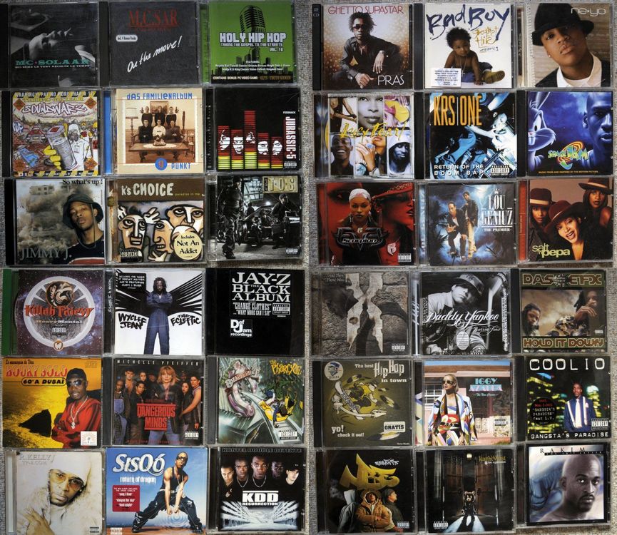 Hip Hop & Rap Sammlung 36 CD Jay-Z Sisqo (Gebraucht) in für CHF 29.9 ...
