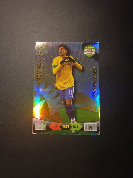 Neymar Jr Top Master WM 2014 Brasilien Karte Panini | Kaufen auf Ricardo