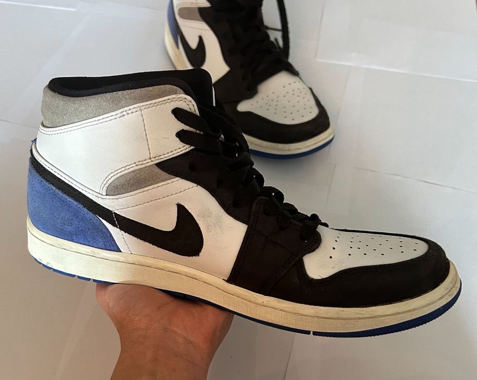 Jordan 1 Blau Weiss Schwarz