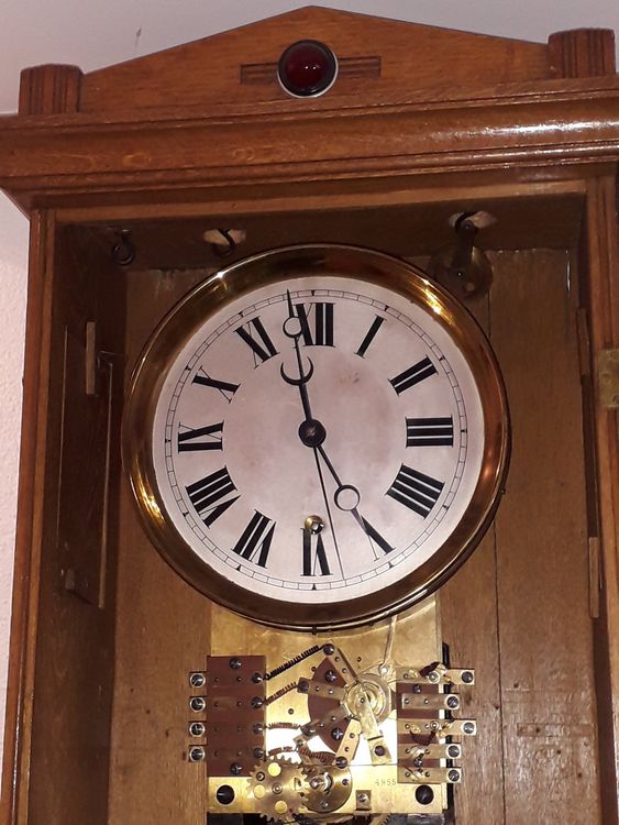 Standuhr J.G.Baer Sumiswald - Mutteruhr Bahnhof Thun SBB | Kaufen auf ...