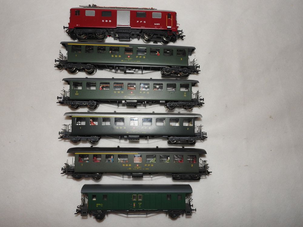 Roco 69536, SBB De 4/4 Seetalbahn, 6-teilig, beleuchtet (Gebraucht) in Satigny für CHF 190 – mit ...