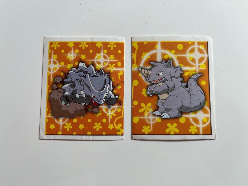 Rhyhorn & Rhydon Merlin Stickers Pokémon 1999 (Gebraucht) in Thun für ...