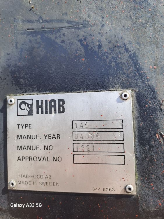 Kran Hiab (Gebraucht) in Nunningen für CHF 170 – nur Abholung auf ...