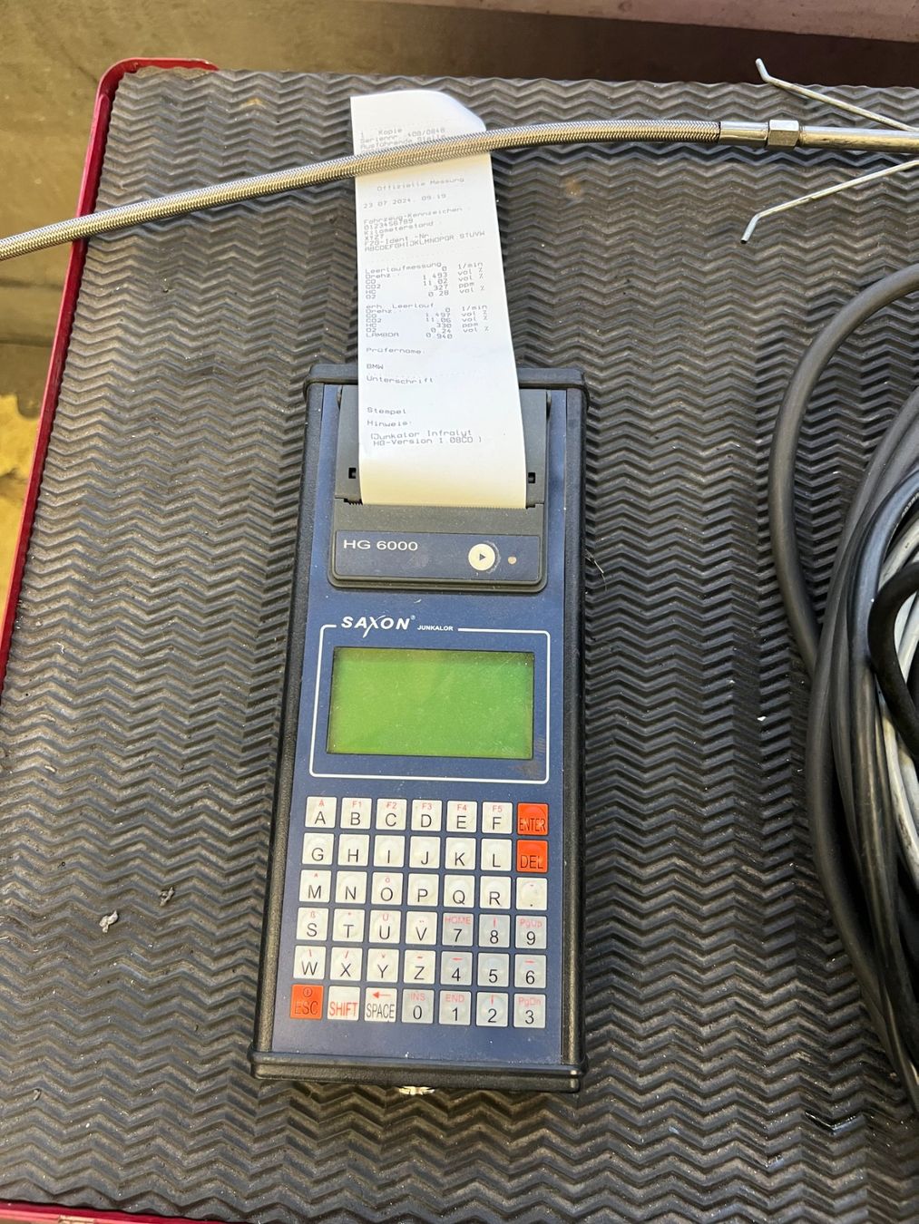 SAXON HG 6000 Abgastester Diagnosegerät mit Kabel (Gebraucht) in Zürich ...