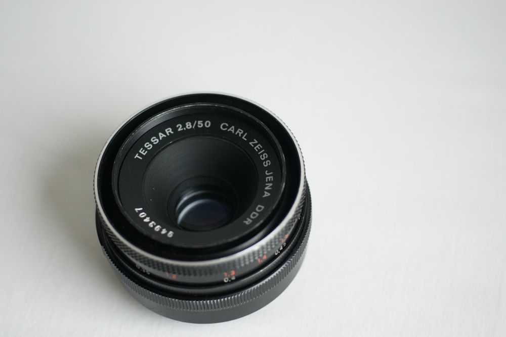 Carl Zeiss Jenna DDR TESSAR 50mm 2.8 Schraubgewinde (Gebraucht) in ...