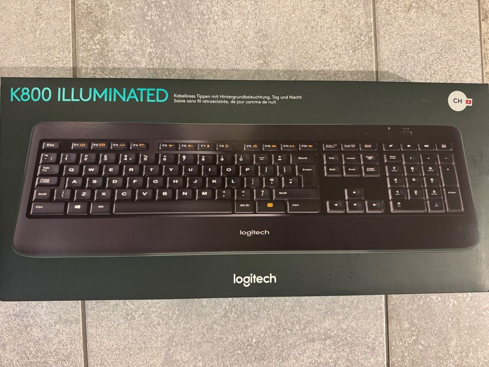 Logitech K800 Tastatur beleuchtet (Neu und originalverpackt) in Jona für CHF 75 – mit Lieferung ...