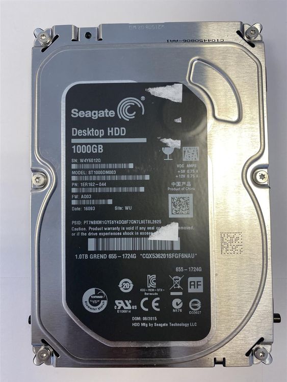 Hard Disk Seagate 1000GB | Kaufen auf Ricardo