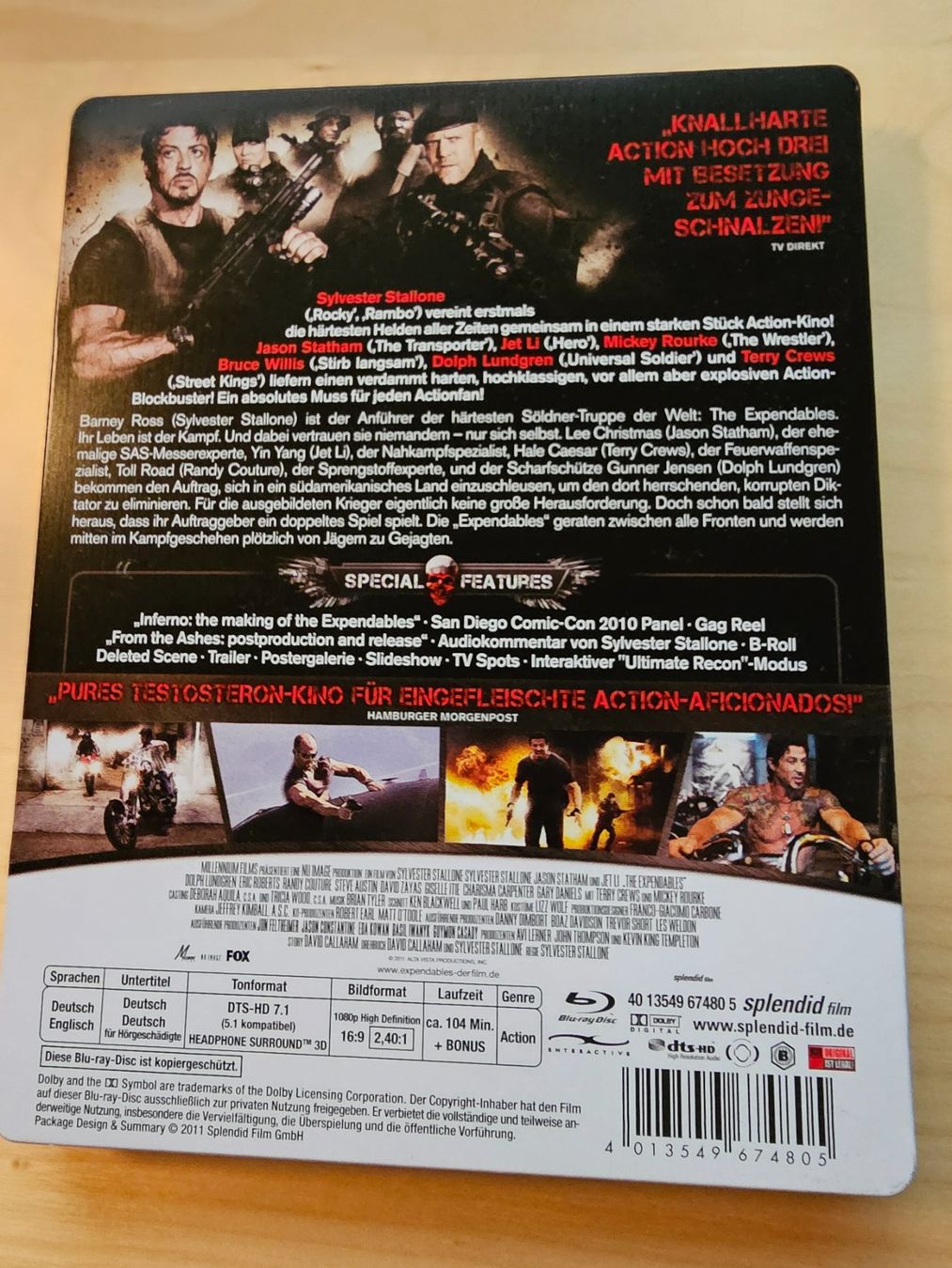 The Expendables Steelbook Blu-ray Limited Special Edition (Gebraucht ...