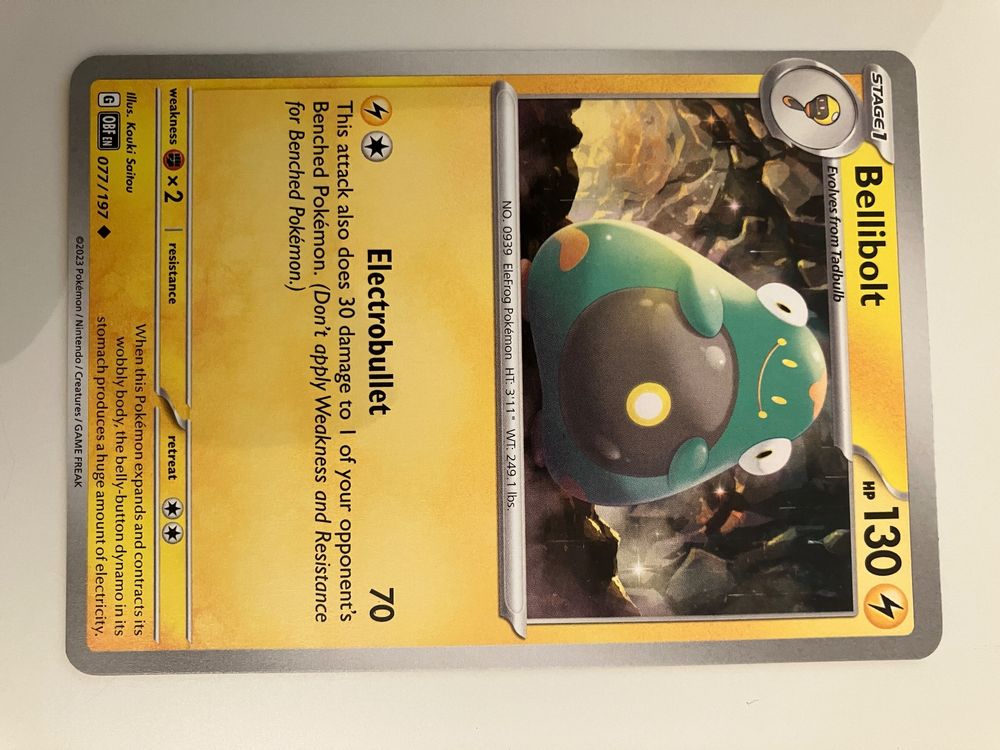 Pokemon Bellibolt (Gebraucht) in Ruggell für CHF 0.2 – mit Lieferung ...
