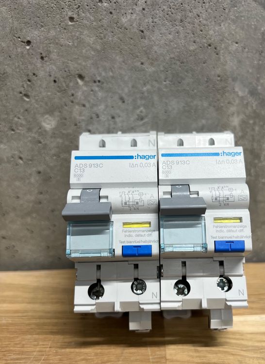 ADS913C - FI/LS-Schalter Hager C 13A 30mA | Kaufen auf Ricardo