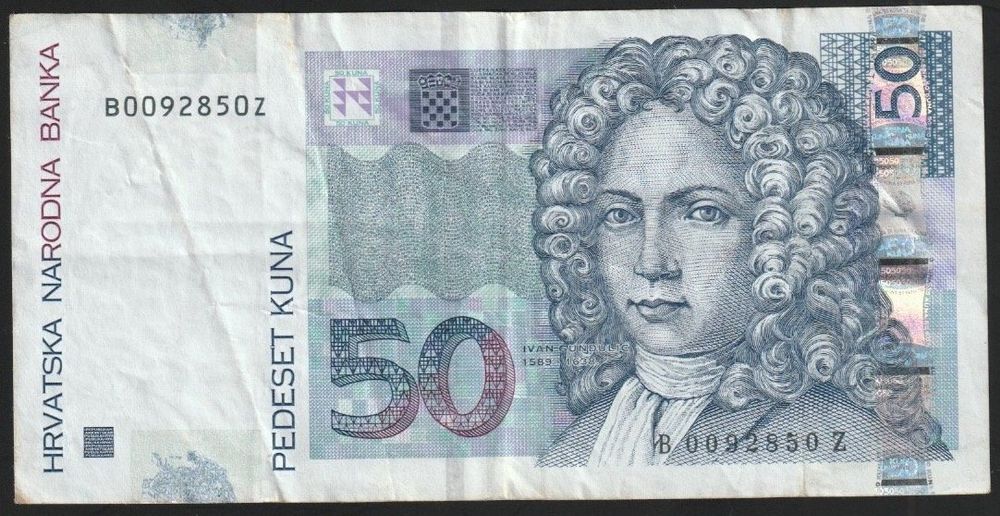 Kroatien 50 Kuna 2012 Replacement Erstatzbanknote | Kaufen auf Ricardo